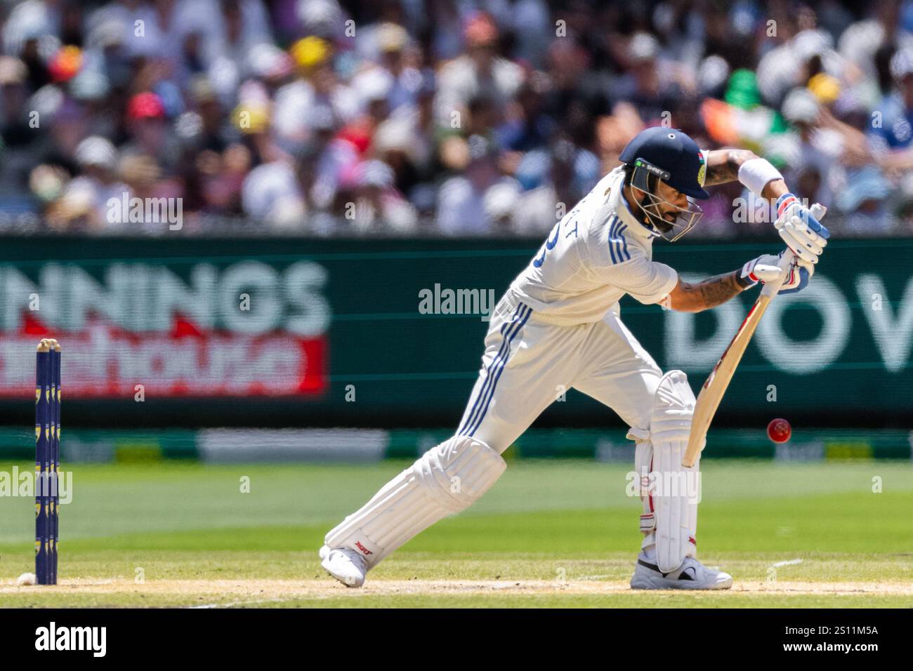 Melbourne, Australia, 30 December, 2024. Virat Kohli of India plays a ...