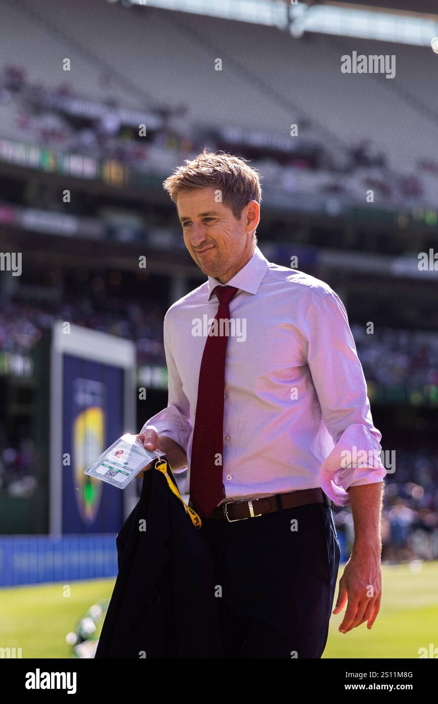 Melbourne, Australia, 30 December, 2024. Australian commentator Mark ...