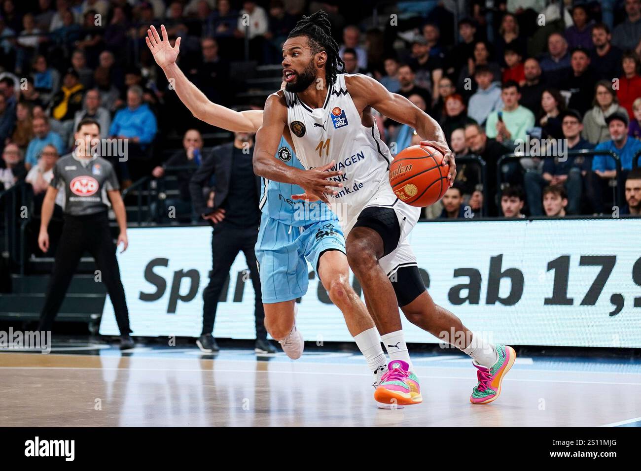 Hamburg, Deutschland. 30th Dec, 2024. Chip Flanigan (Basketball Loewen Braunschweig, #11) im ...
