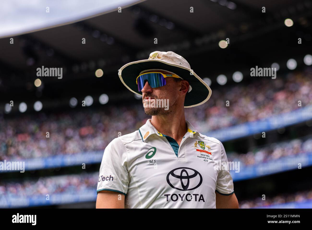 Melbourne, Australia, 30 December, 2024. Mitchell Starc of Australia ...