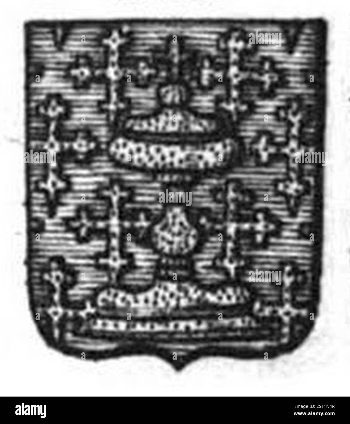 Escudo da Galiza em Ciencia Heroyca de Joseph de Avilés (1725 Stock ...