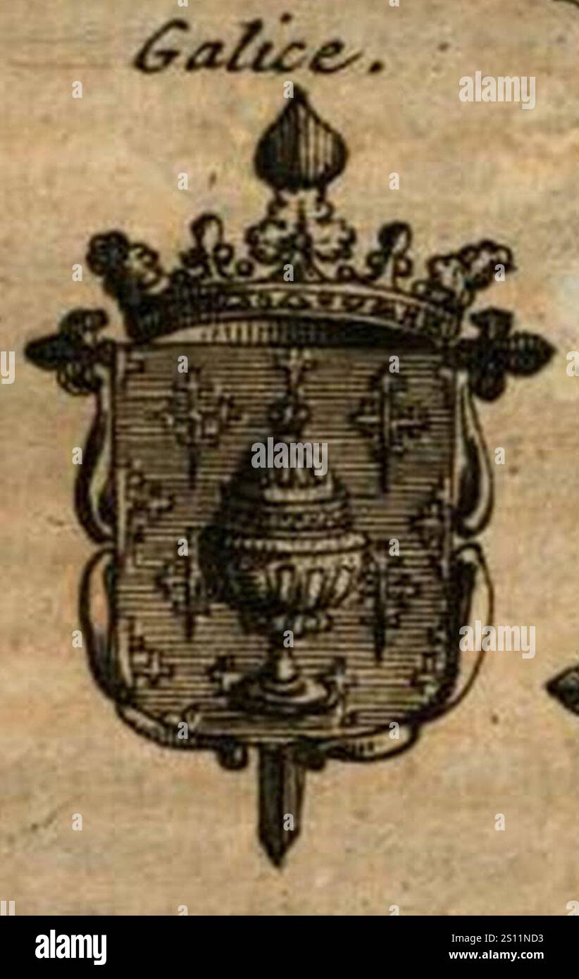 Escudo da Galiza no Méthode nouvelle pour apprendre l'art du blason de ...