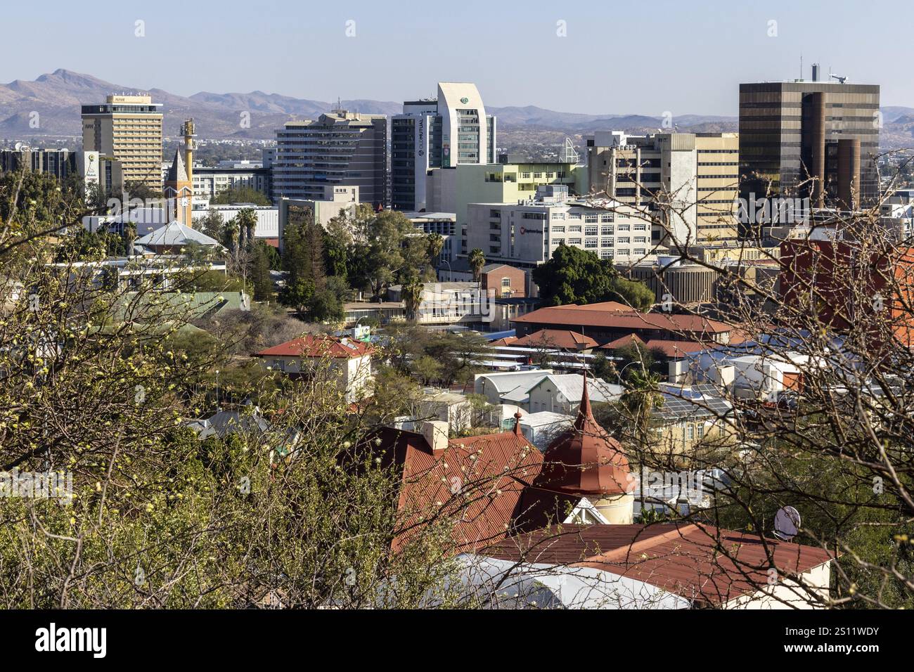 Windhoek, city, capital, Namibia, Africa Stock Photo - Alamy
