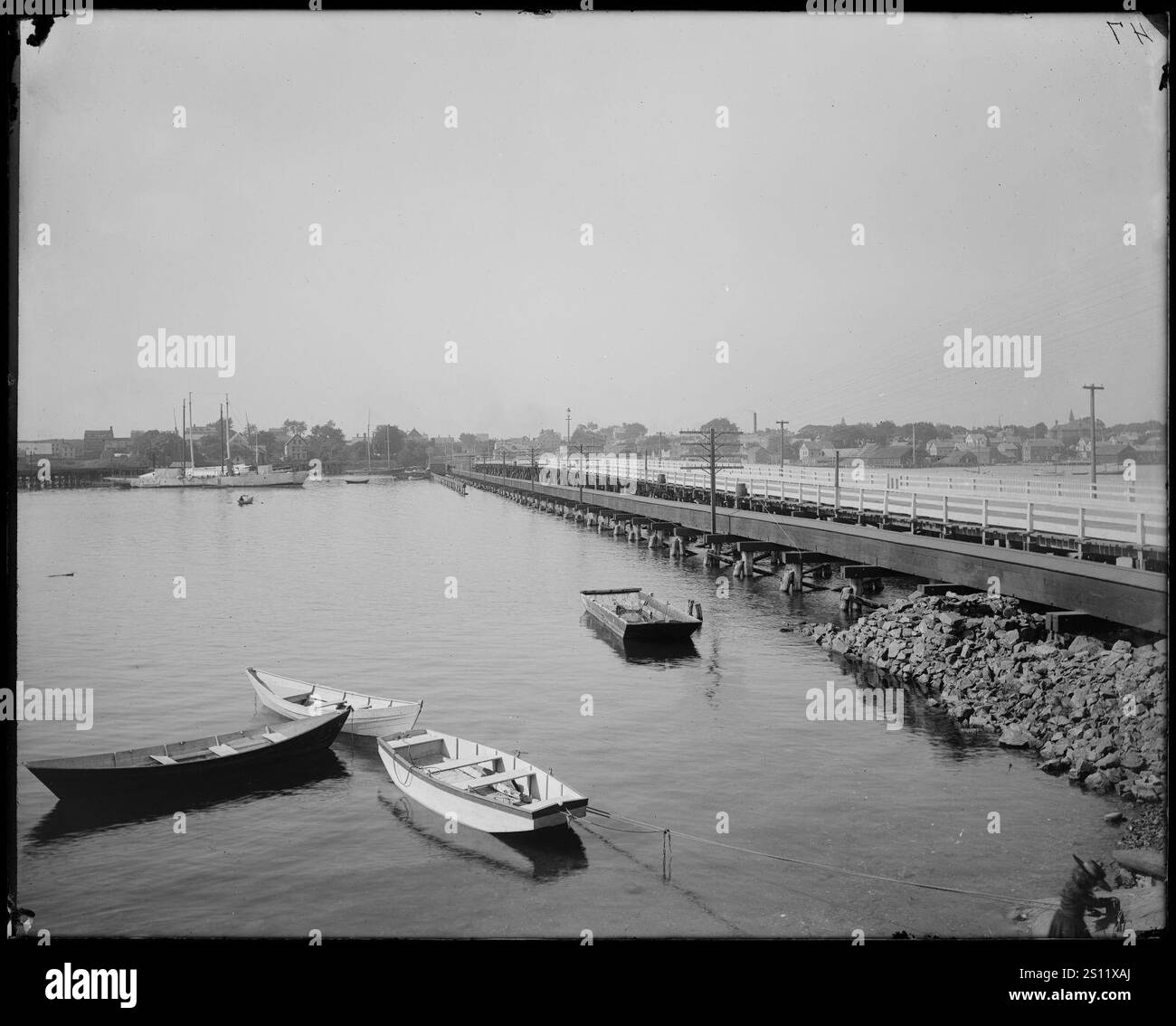 Essex bridge from Salem by Frank Cousins (1 Stock Photo - Alamy