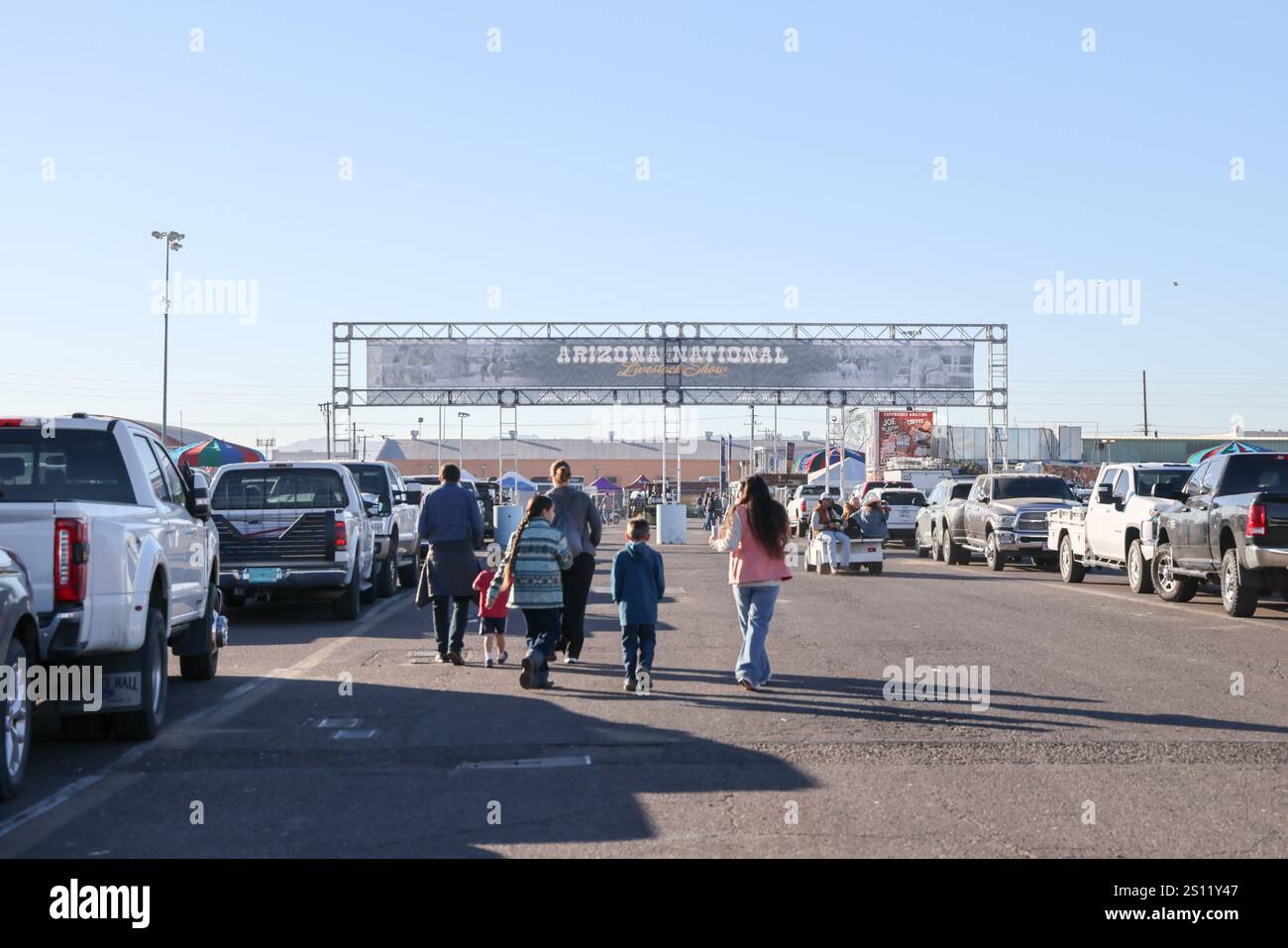 People enter the grounds on day three of the 76th Annual National ...