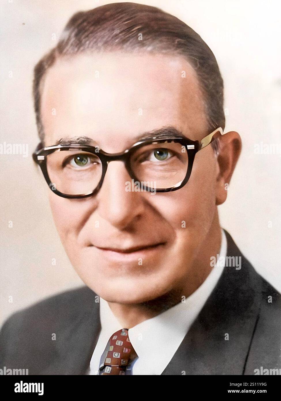 Estes Kefauver upscaled and colored Stock Photo - Alamy