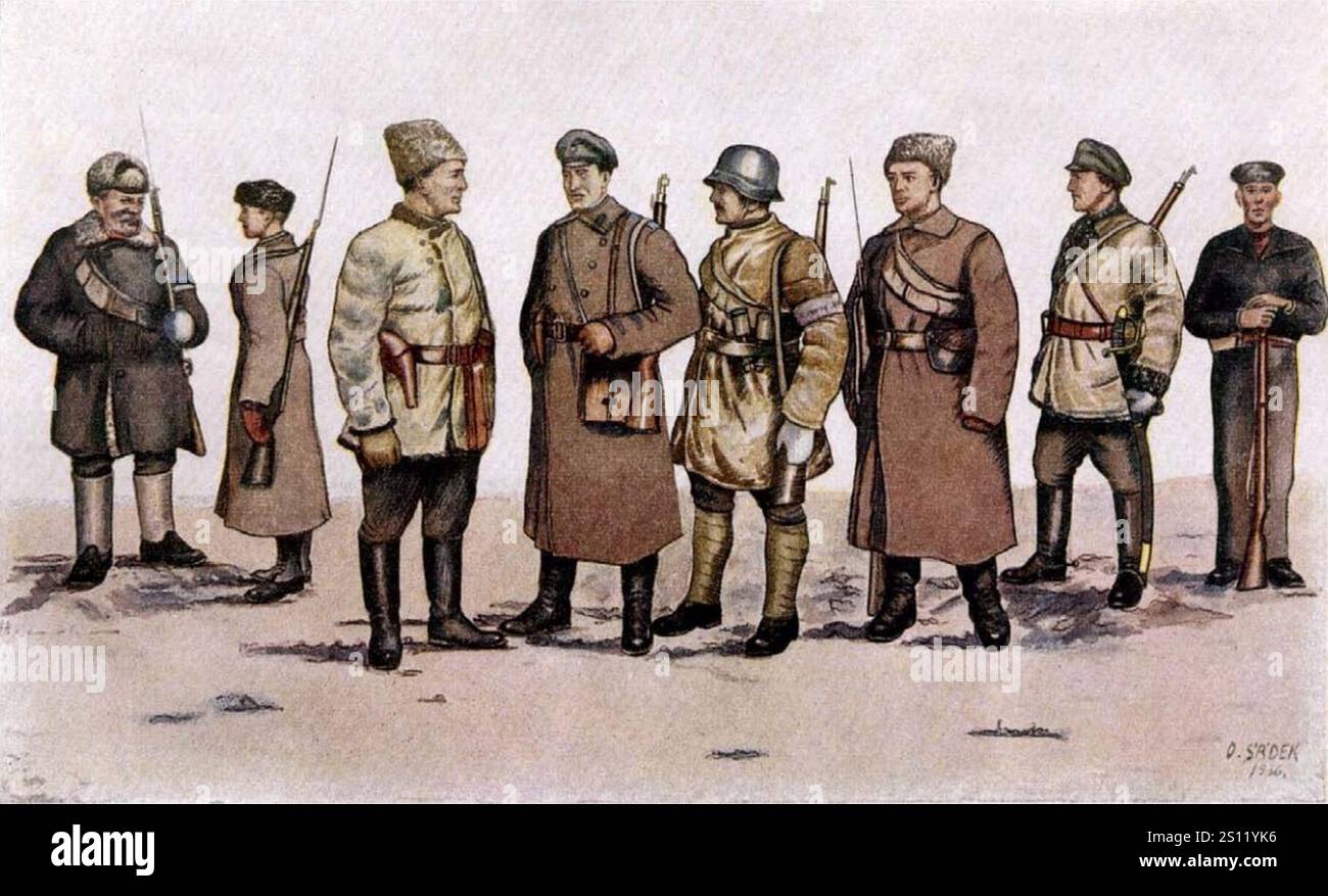 Estonian soldier types during the Estonian War of Independence by O ...