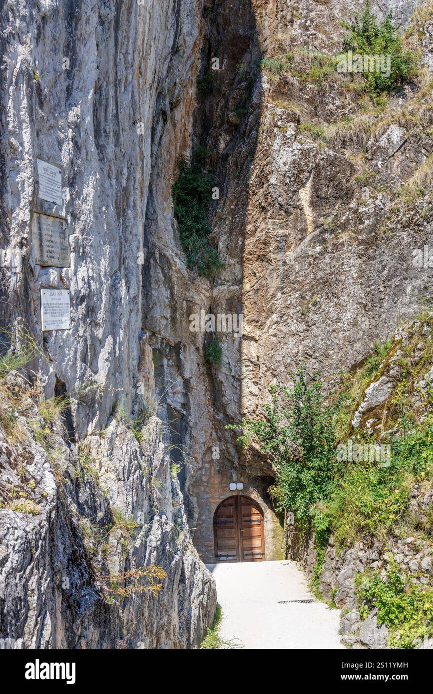 Jaskyna Domica, entrance to the Domica showcave and Baradla, Slovensky ...