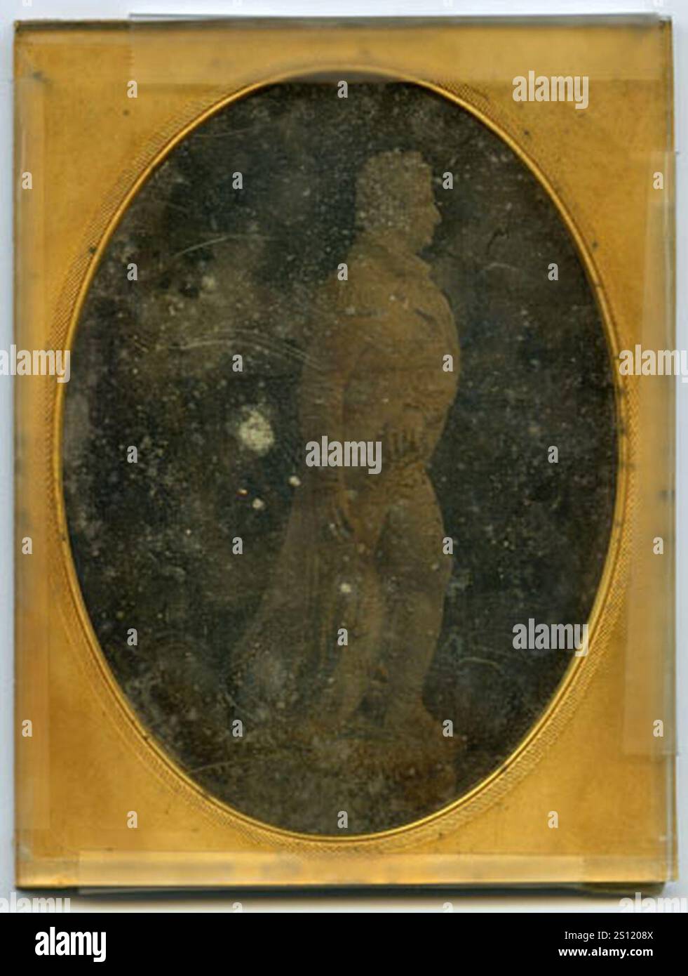 Ethan Allen, Daguerreotype of statue Stock Photo - Alamy