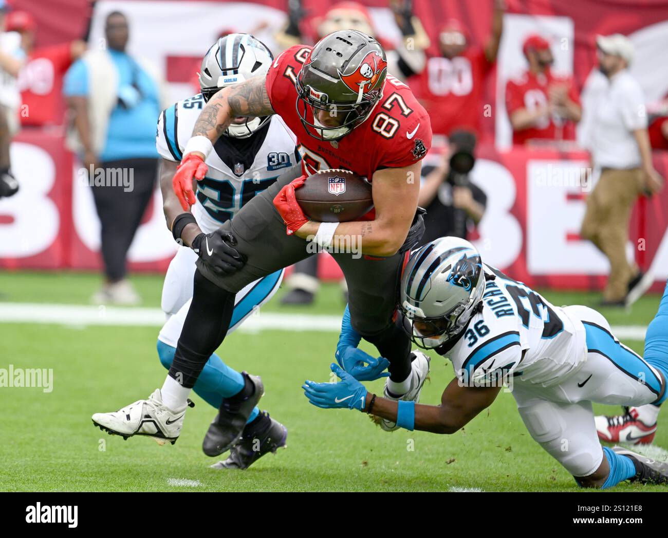 Tampa Bay Buccaneers tight end Payne Durham (87) during an NFL football ...