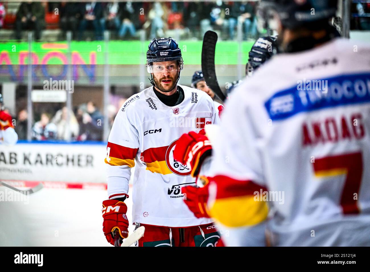Torjubel, Jubel, Freude bei Torschütze Paul Postma (Duesseldorfer EG ...