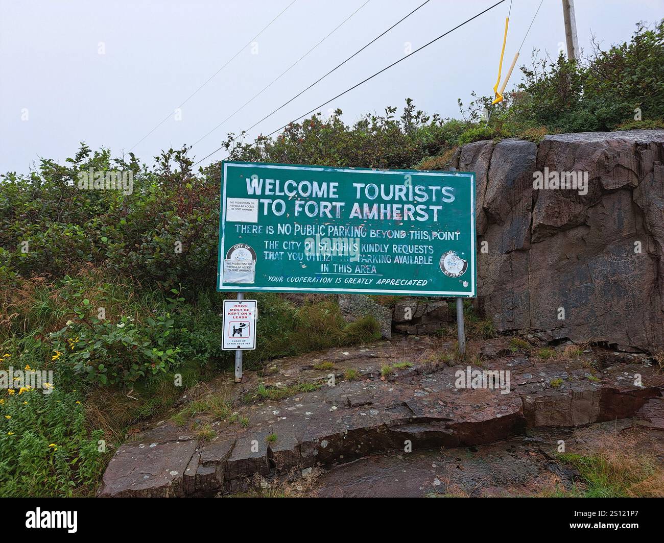 Welcome to Fort Amherst sign in St. John's, Newfoundland & Labrador ...
