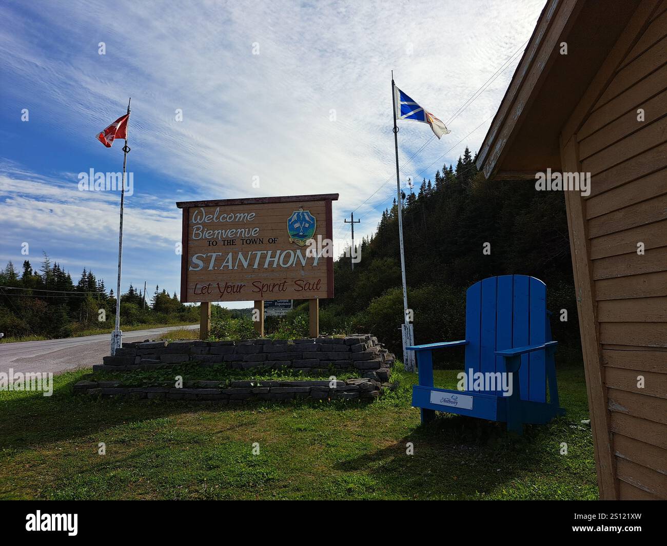 Newfoundland labrador civic flag hi-res stock photography and images ...