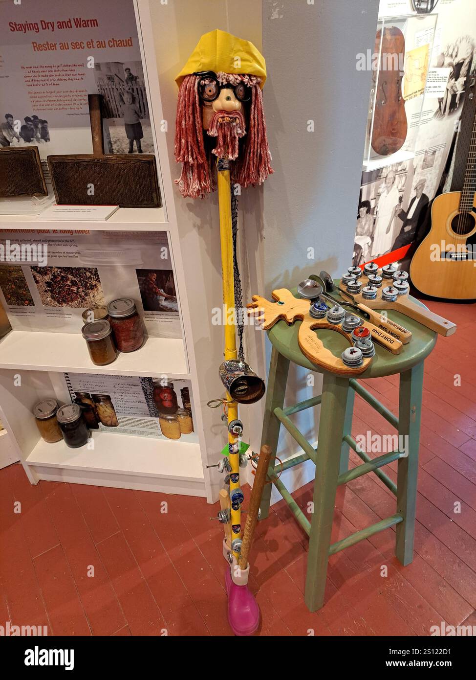 Ugly stick at the visitors centre at Lobster Cove Head lighthouse in ...