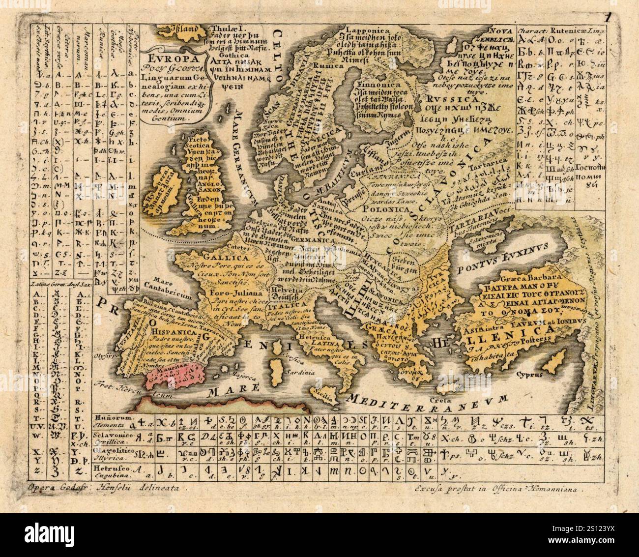 Europe - 1741 linguistic maps of Europe, Asia, Africa and the Americas ...