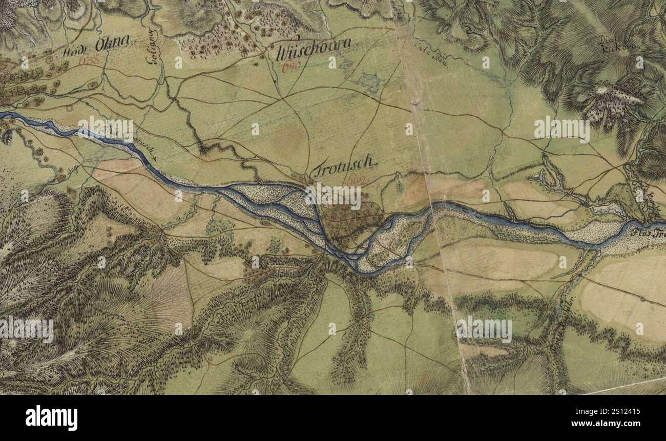 Europe in the XVIII. century (First Military Survey), Targu Trotus ...