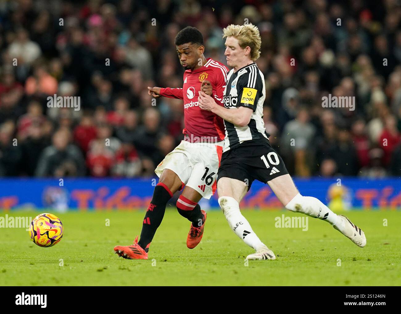 Manchester, UK. 30th Dec, 2024. Amad Diallo of Manchester United ...