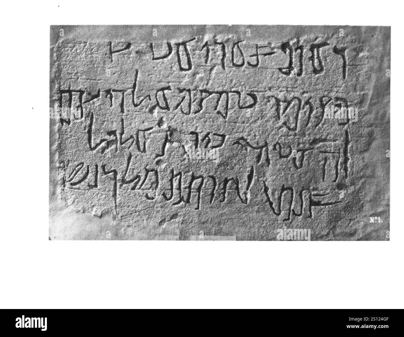 Euting Nabataean inscriptions from Hegra, Al-Ula 01 Stock Photo - Alamy