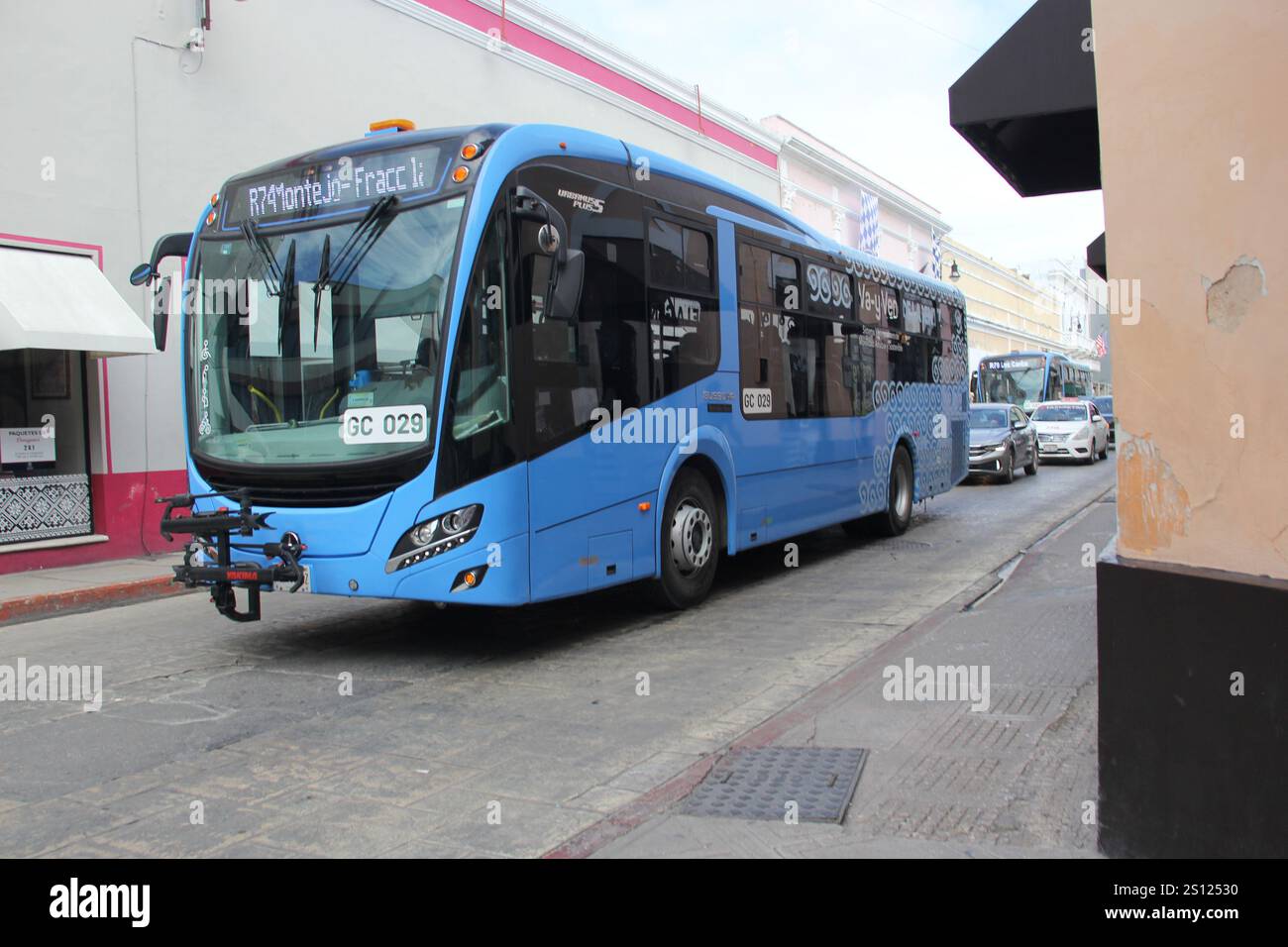 Merida, Yucatan, Mexico - Oct 27 2024: Buses of the Metropolitan ...