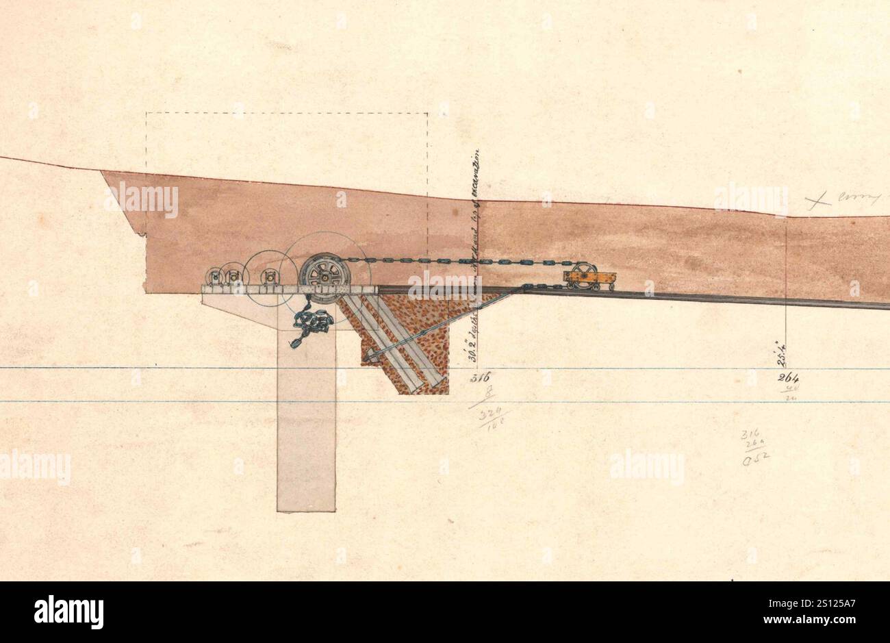 Evans Bay Patent Slip cross-section (cropped Stock Photo - Alamy