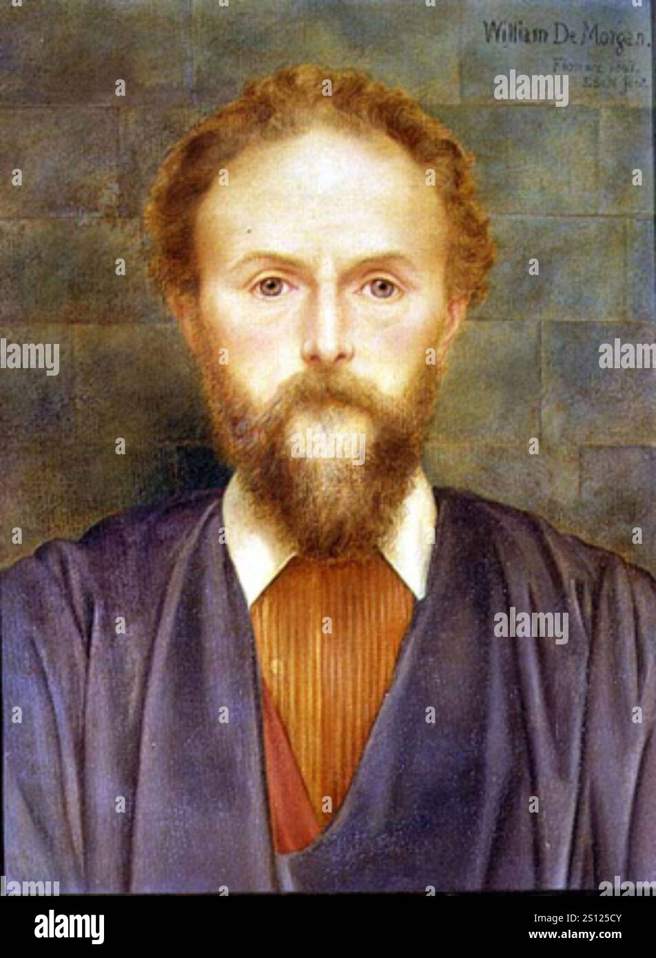 Evelyn De Morgan - Portrait of William De Morgan, 1893 Stock Photo - Alamy