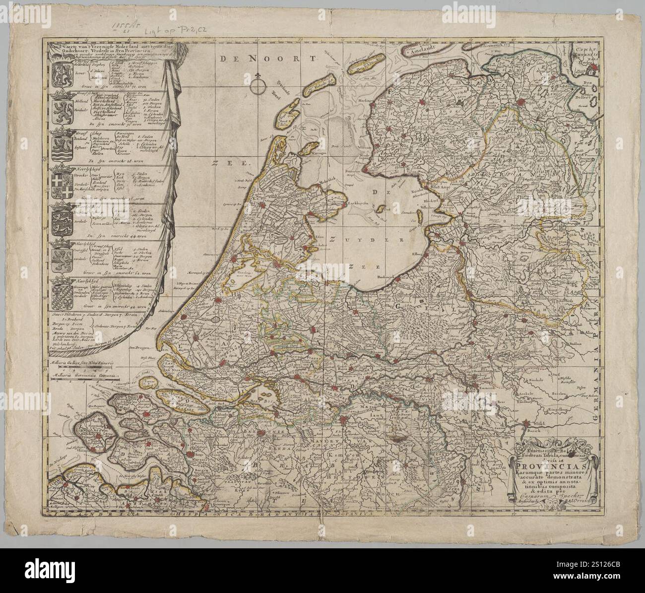 Exactissima Beglii Foederati tabula, cum annexis, divisa in provincias ...