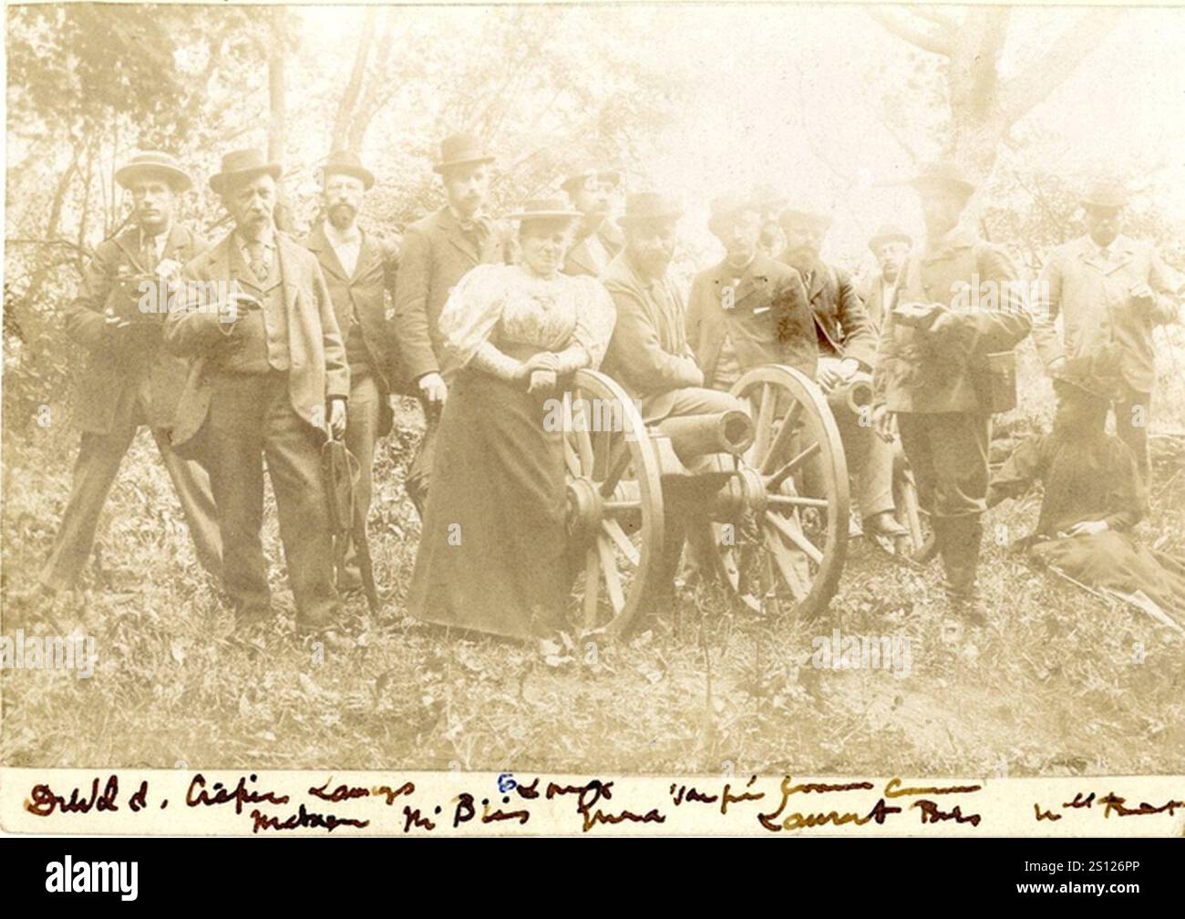 Excursion de la SRBB en Allemagne en 1893 Stock Photo - Alamy