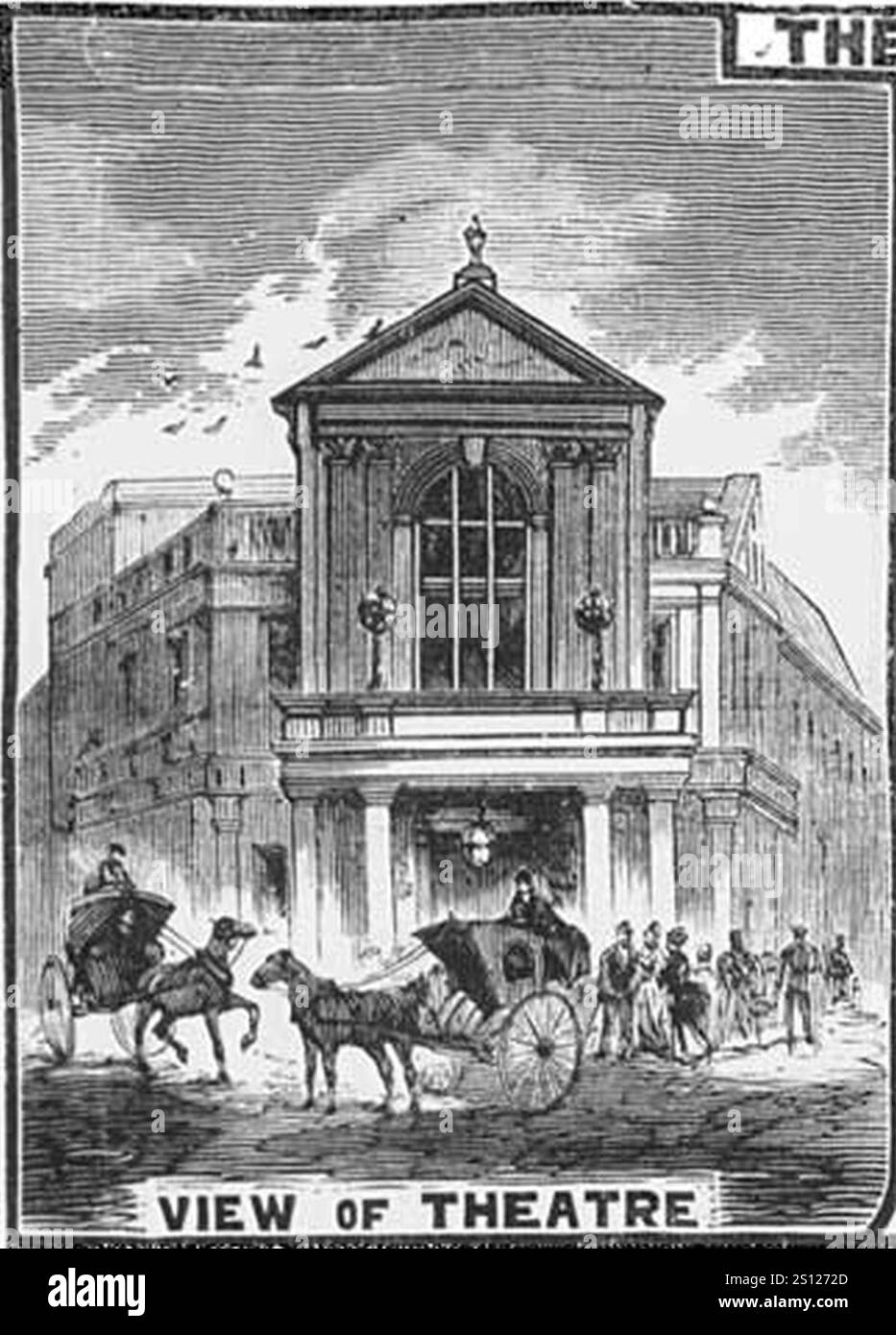 Exeter Theatre Royal front view before fire Stock Photo - Alamy