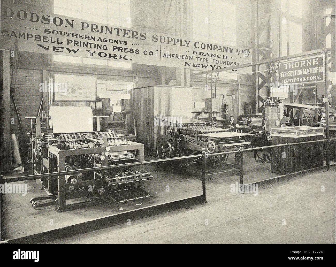 Exhibit of the Dodson Printers' Supply Company at Cotton States and ...