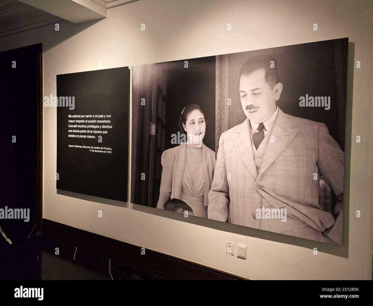 Mexico City, Mexico - Feb 7 2024: Lazaro Cardenas Presidential House ...