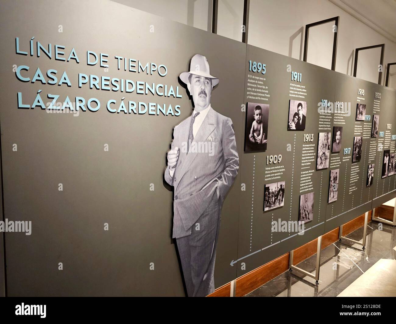 Mexico City, Mexico - Feb 7 2024: Lazaro Cardenas Presidential House ...