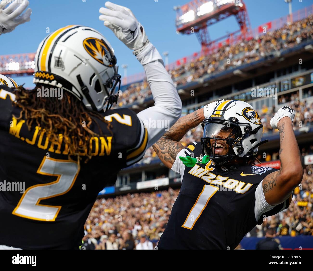 December 30, 2024: University of Missouri Tigers WR #1 Theo Wease Jr ...