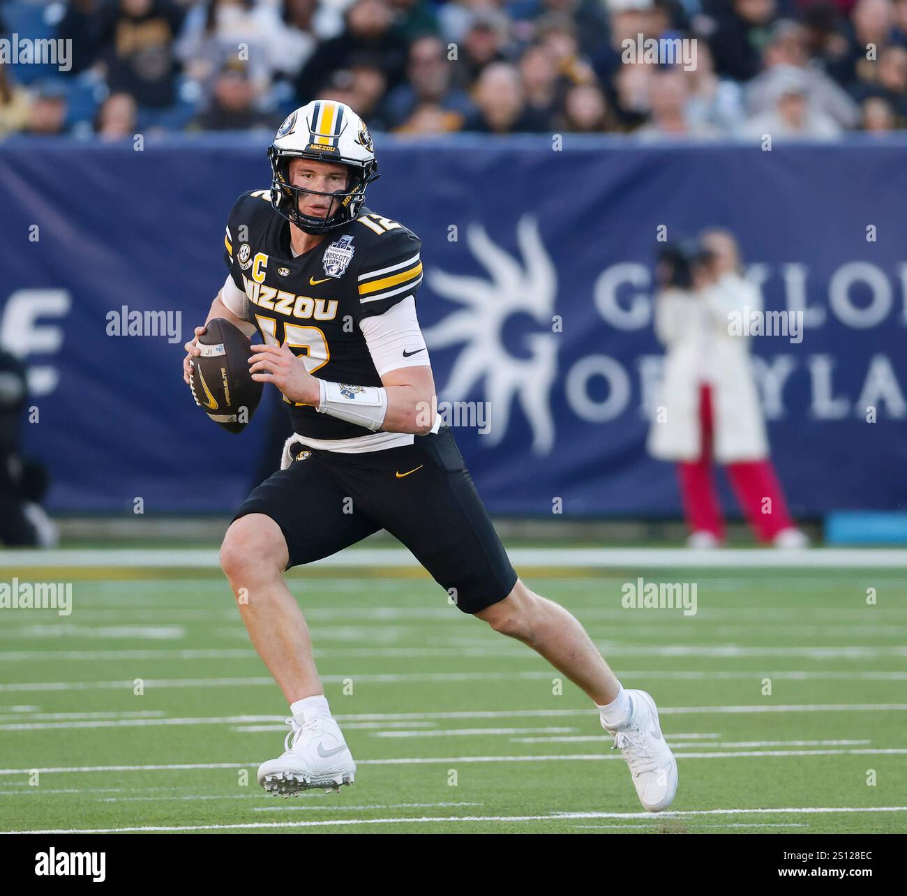 Nashville, TN, USA. 30th Dec, 2024. University of Missouri Tigers QB ...
