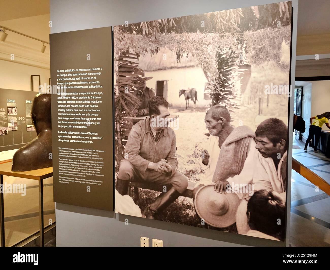 Mexico City, Mexico - Feb 7 2024: Lazaro Cardenas Presidential House ...