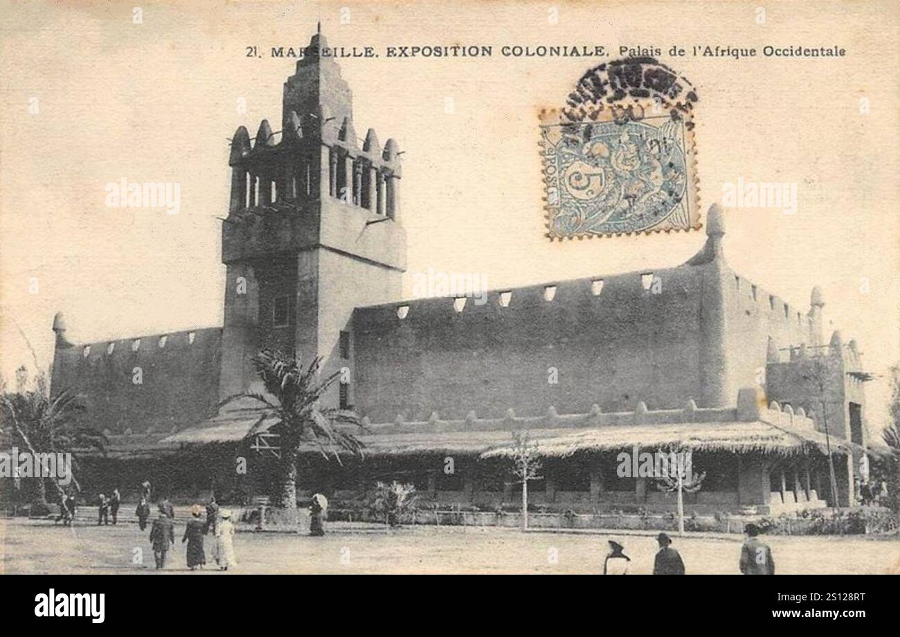 Exposition coloniale Marseille 1906--060--palais de l'Afrique ...
