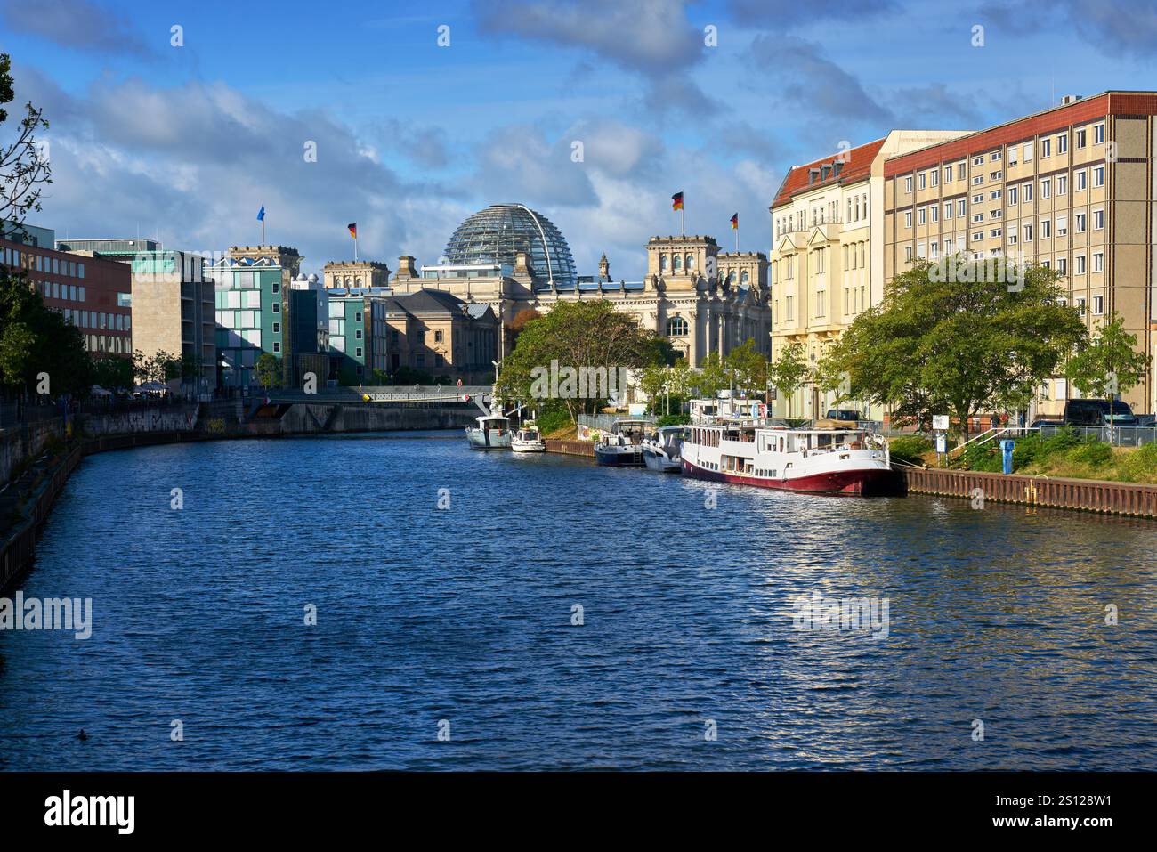 Berlin, Germany – September 27, 2024 - Berlin River Spree and Reichstag ...