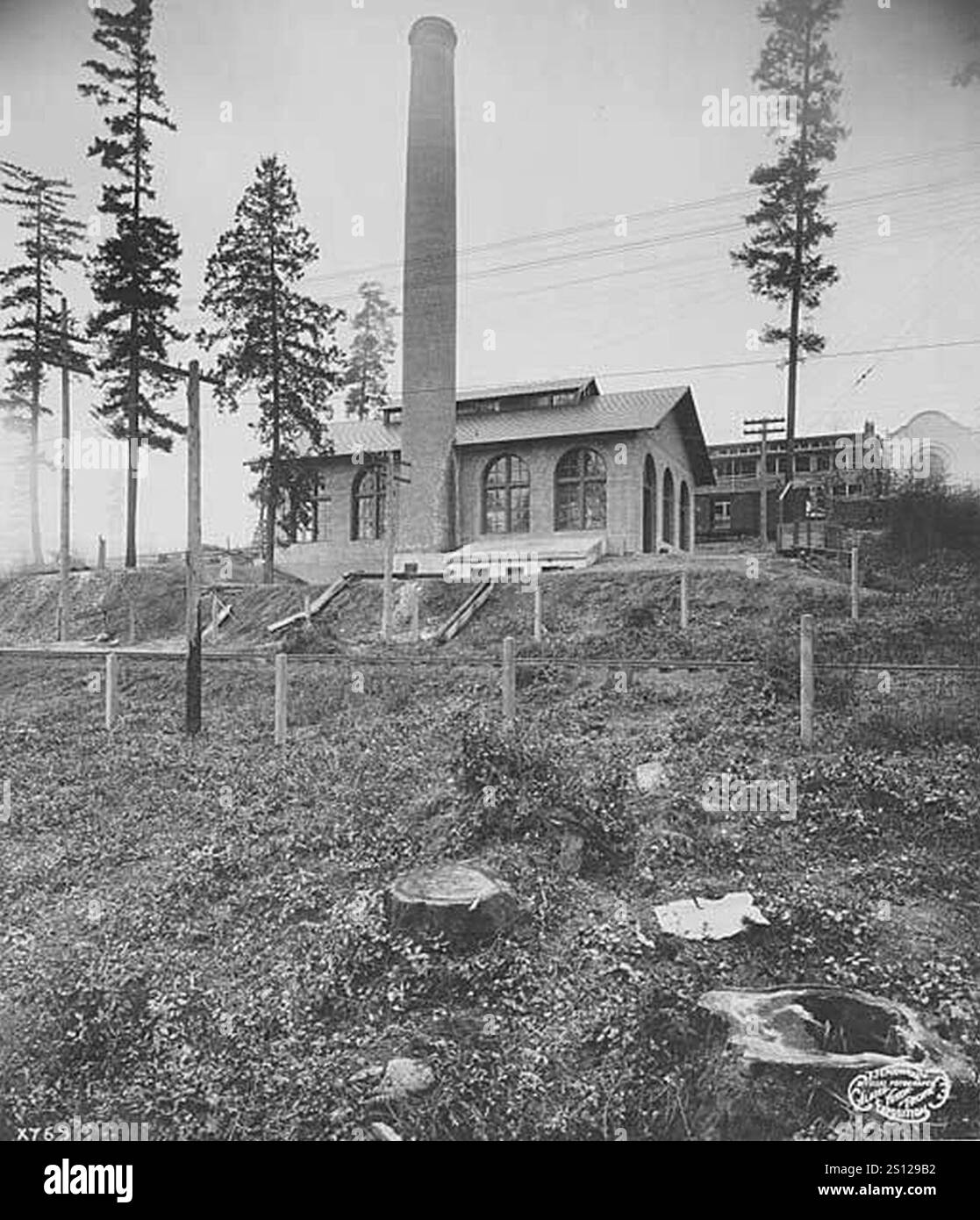 Exterior of Power House 1, located behind the Foundry Building, Alaska ...