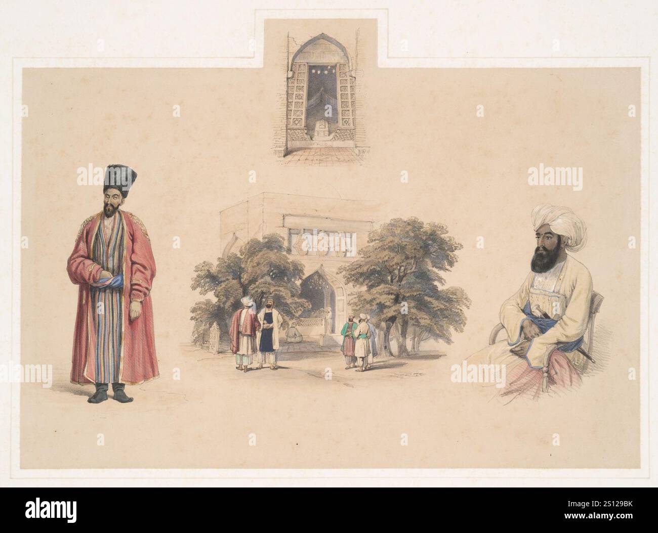 Exterior of the tomb of Sultan Mahmood, Guznee; Abdool Rusheed Khan ...