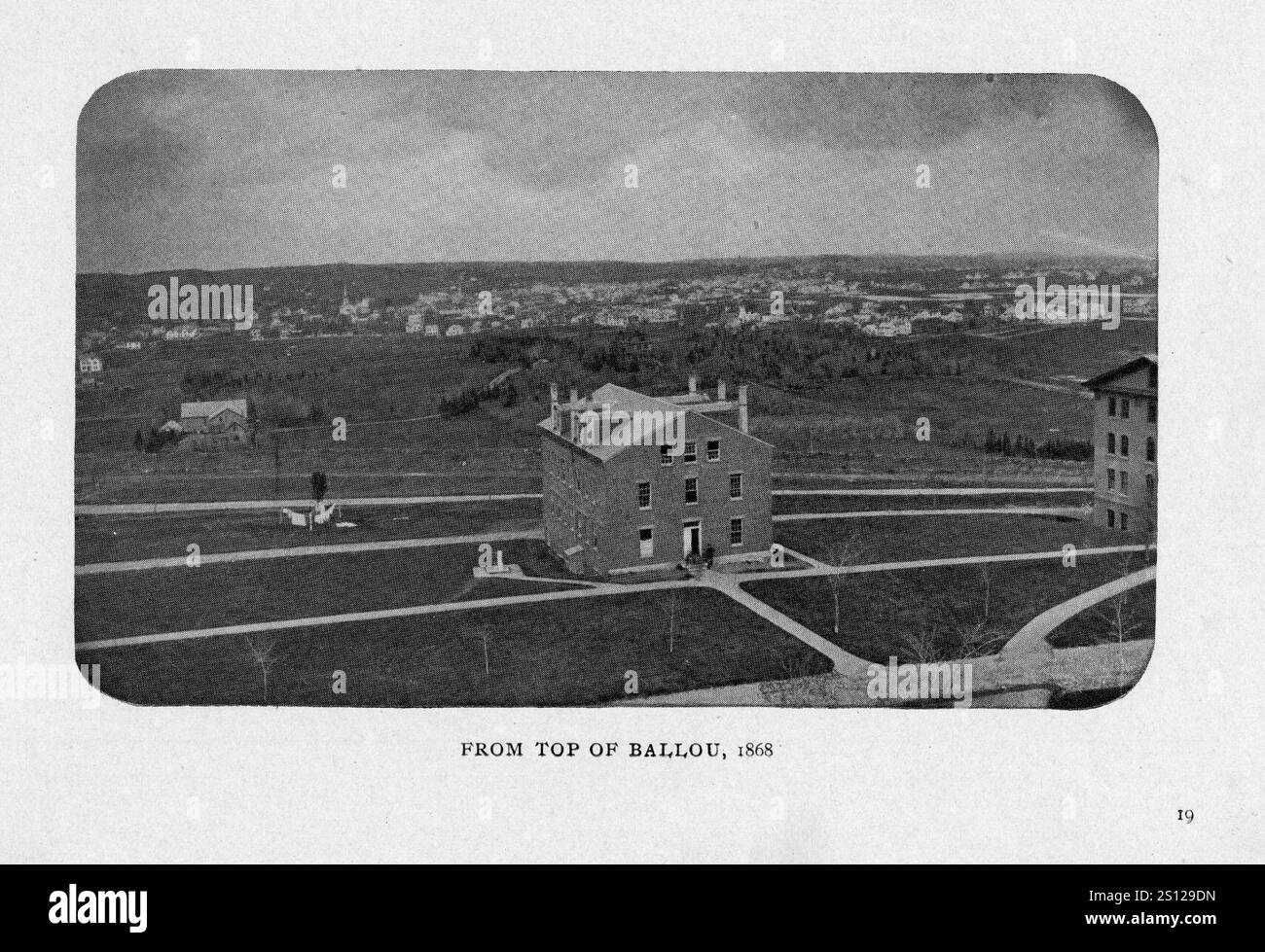 Exterior View of Packard Hall Taken From the Top of Ballou Hall Stock ...