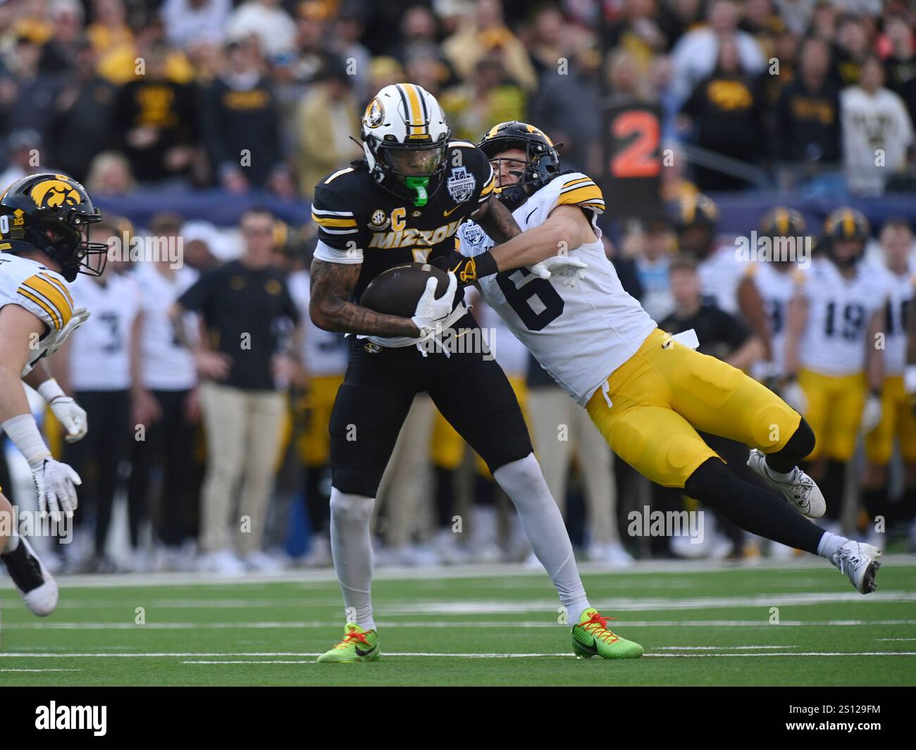 NASHVILLE, TN - DECEMBER 30: Missouri Tigers wide receiver Theo Wease ...