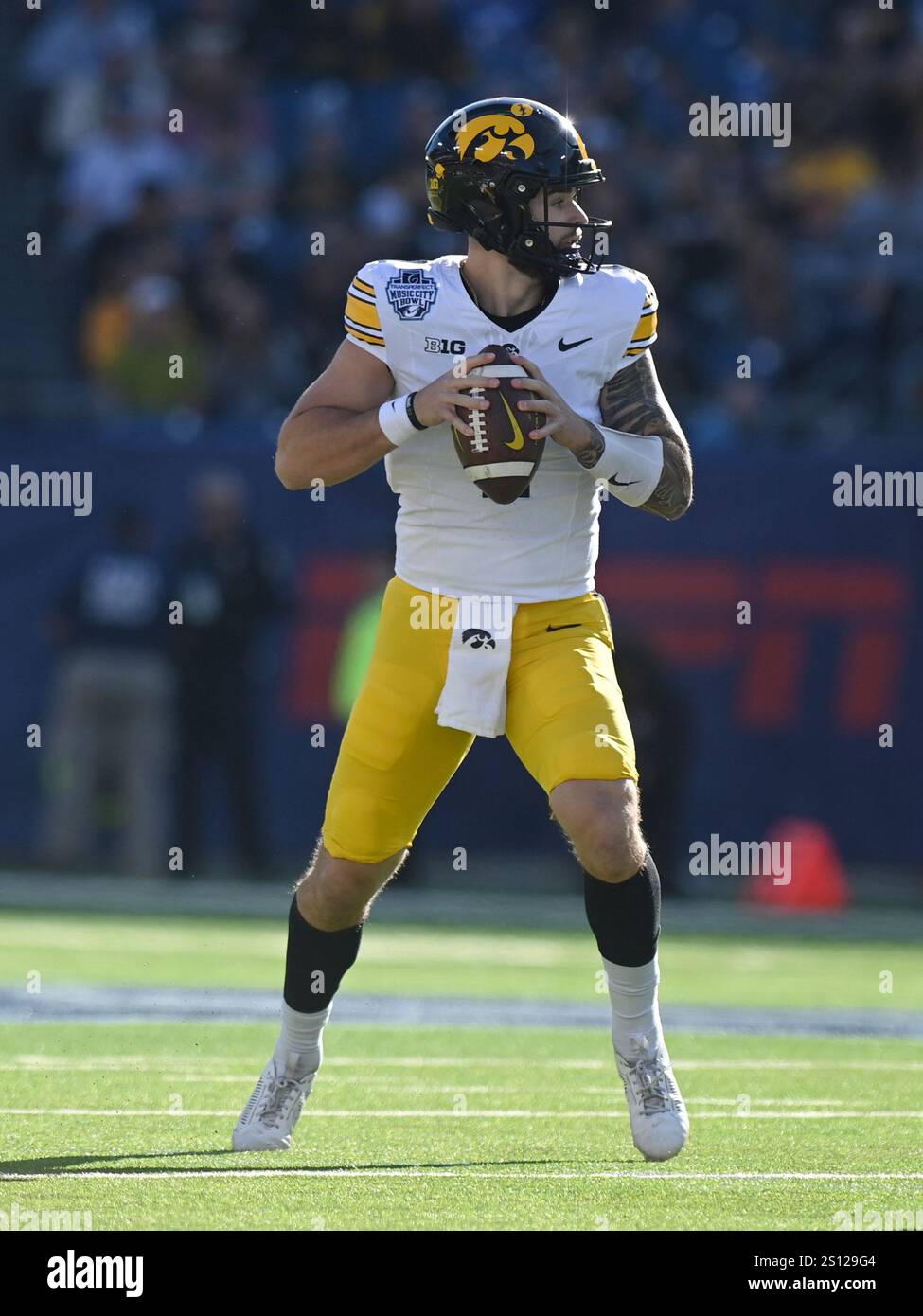 NASHVILLE, TN - DECEMBER 30: Iowa Hawkeyes quarterback Brendan Sullivan ...