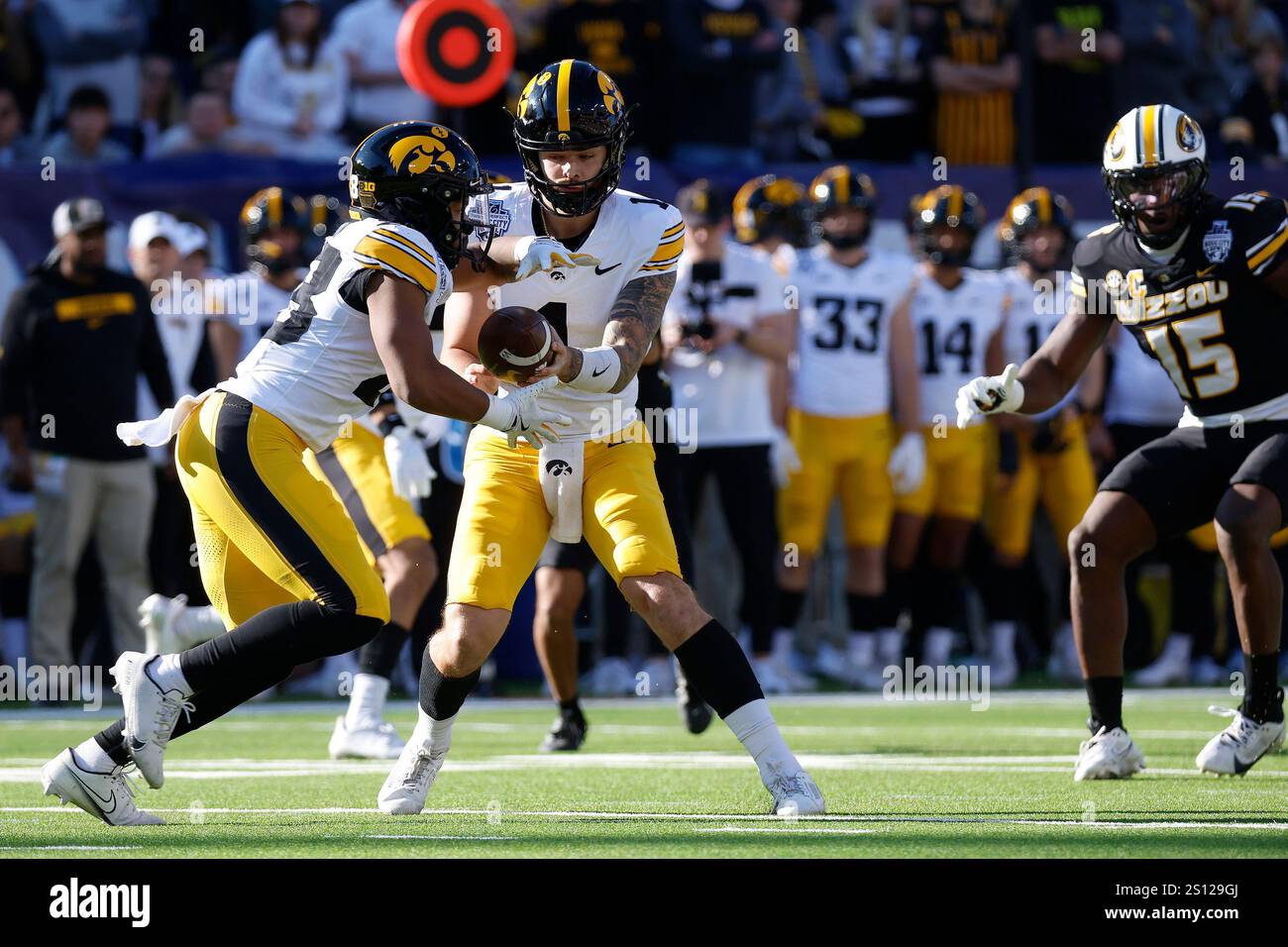 NASHVILLE, TN - DECEMBER 30: Iowa Hawkeyes quarterback Brendan Sullivan ...