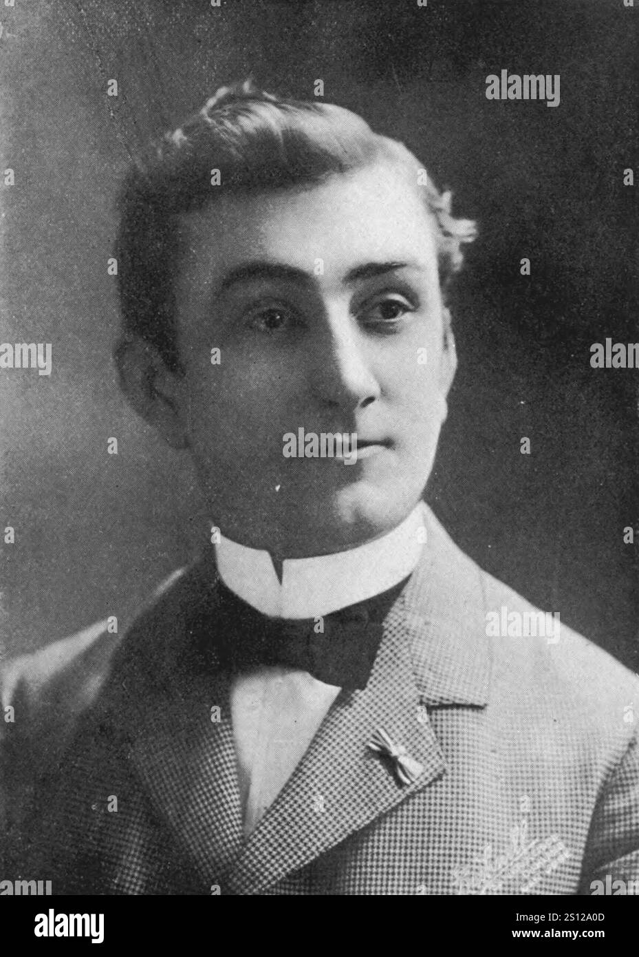 Ezra Kendall, stage actor. Bushnell Stock Photo - Alamy