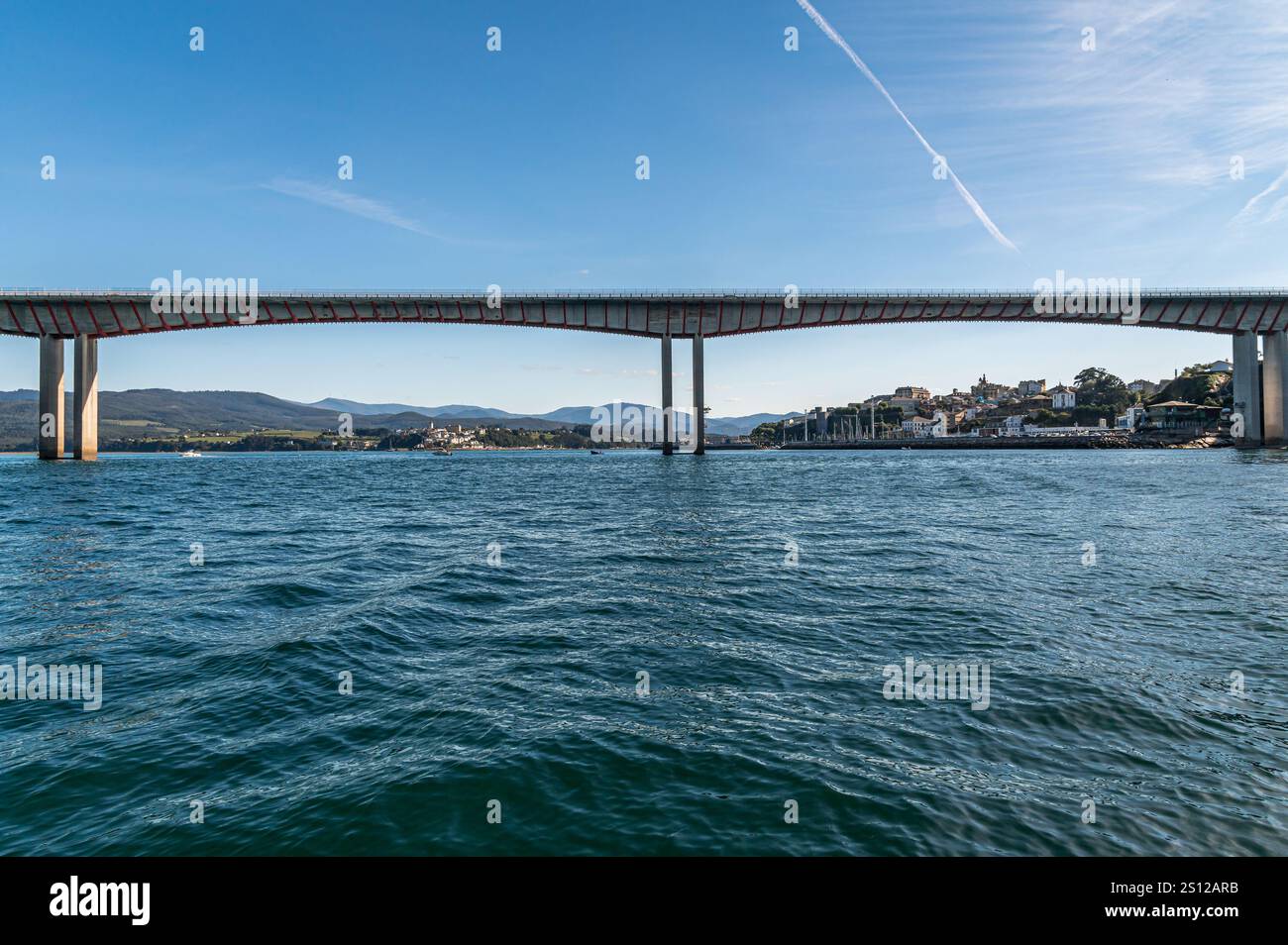 View of the Bridge of the Saints (Puente de los Santos) which connects ...