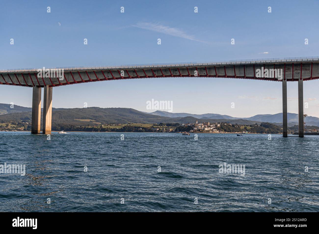 View of the Bridge of the Saints (Puente de los Santos) which connects ...