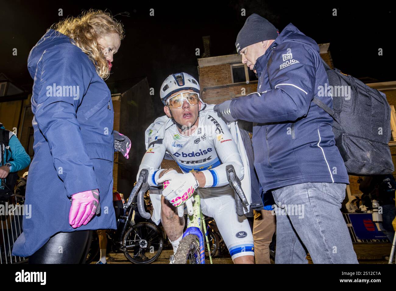 Diegem, Belgium. 30th Dec, 2024. Belgian Thibau Nys pictured after the ...