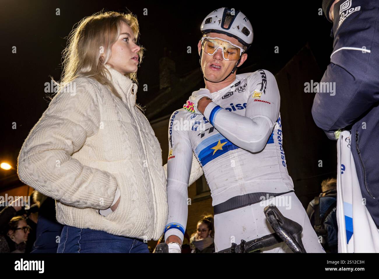 Diegem, Belgium. 30th Dec, 2024. Belgian Thibau Nys pictured after the ...