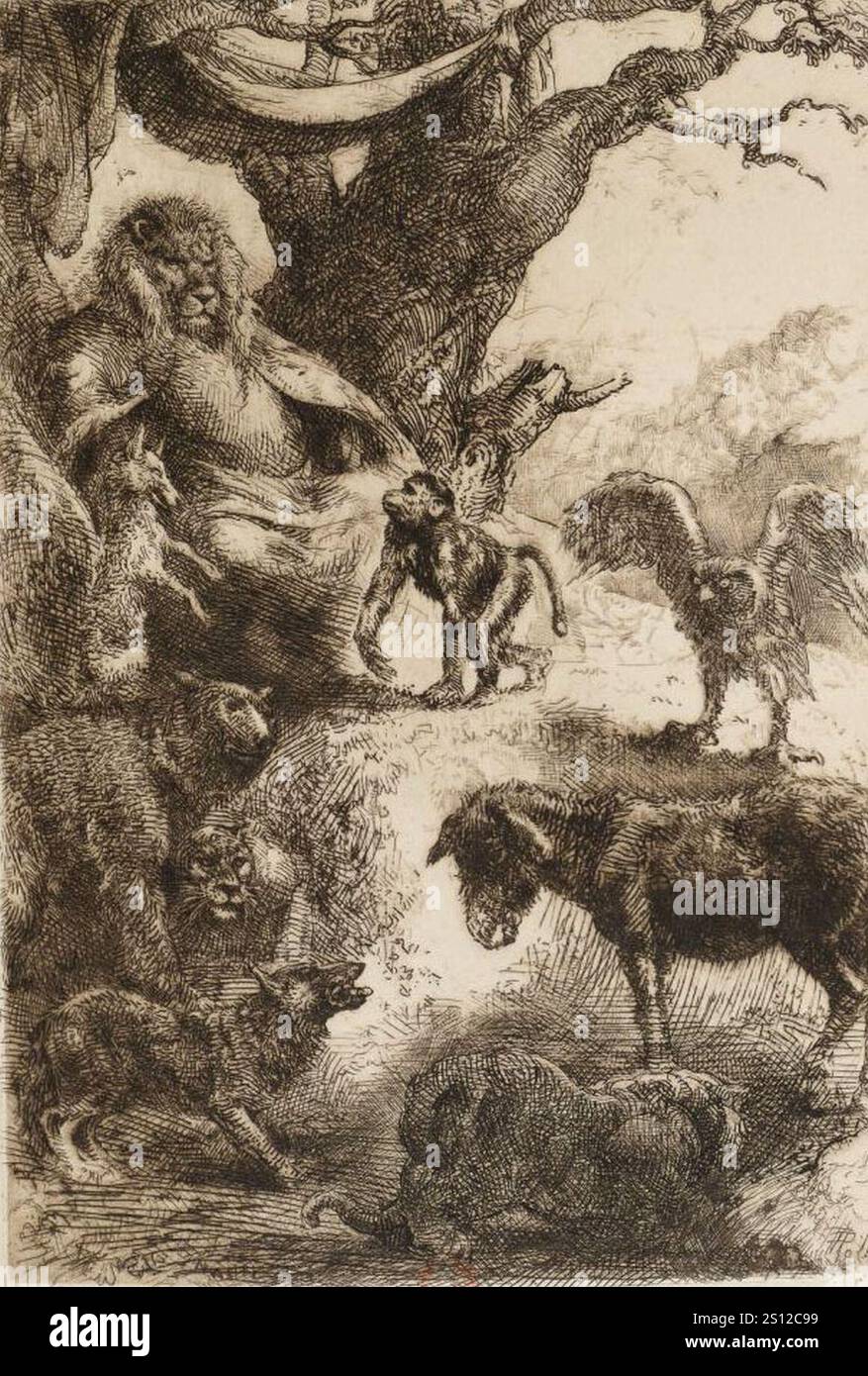 Fables de La Fontaine - Tigrane Polat - Les Animaux malades de la peste ...