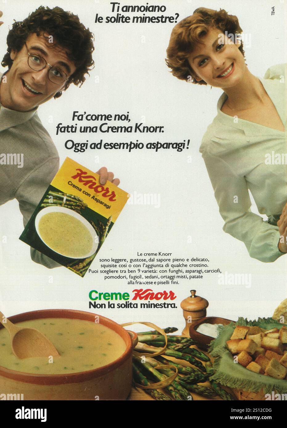 Knorr soup ad hi-res stock photography and images - Alamy
