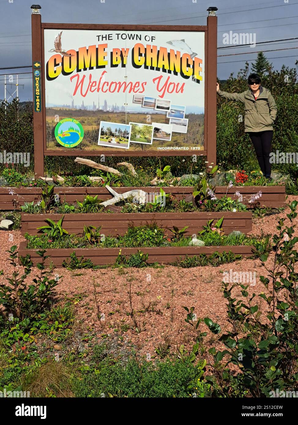 Welcome to the town of Come By Chance sign in Newfoundland & Labrador ...